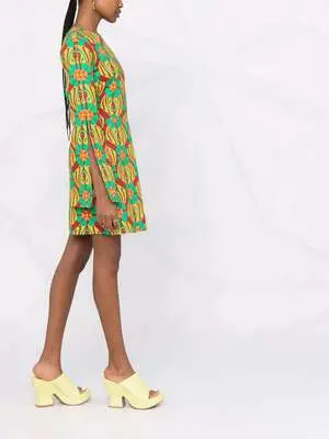 La DoubleJ Spock Floral-print Mini Dress