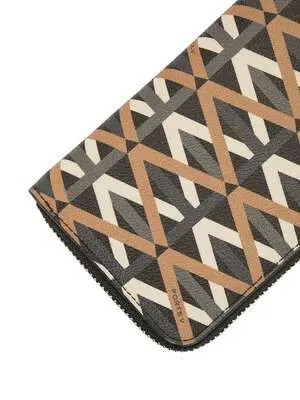 PORTS V Geometric-print Cardholder