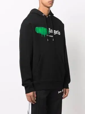 Palm Angels Milano Sprayed-logo Hoodie