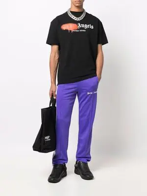 Palm Angels Hong Kong Sprayed-logo T-shirt