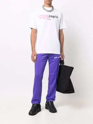Palm Angels Miami Sprayed-logo T-shirt