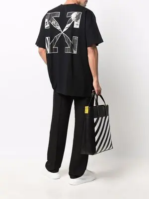 Off-White Arrow-print Cotton T-shirt