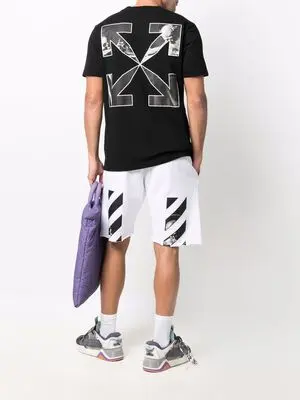 Off-White Caravaggio Arrow Short-sleeve T-shirt - Black
