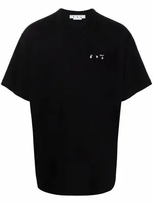 Off-White Caravaggio Paint Over T-shirt - Black