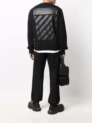 Off-White Diag Tab Crew-neck Sweatshirt