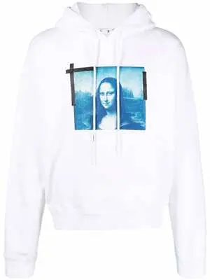 Off-White Monalisa Over Hoodie - White