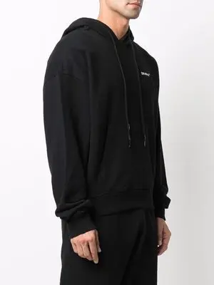 Off-White Caravaggio Arrow Over Hoodie - Black