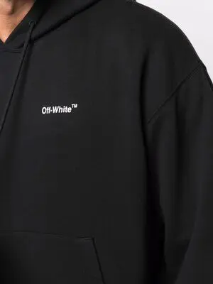 Off-White Caravaggio Arrow Over Hoodie - Black