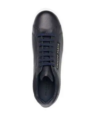 Philipp Plein Logo-print Leather Trainers