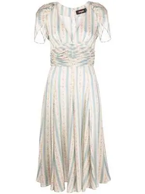 Dsquared2 Floral-print Flared Tea Dress