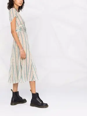 Dsquared2 Floral-print Flared Tea Dress