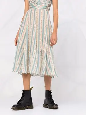 Dsquared2 Floral-print Flared Tea Dress