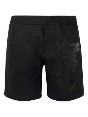 Alexander Mcqueen Mid Rise Shorts For Men