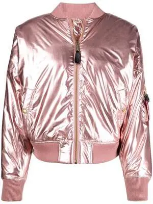 Alpha Industries Metallic Bomber Jacket