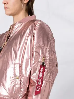 Alpha Industries Metallic Bomber Jacket