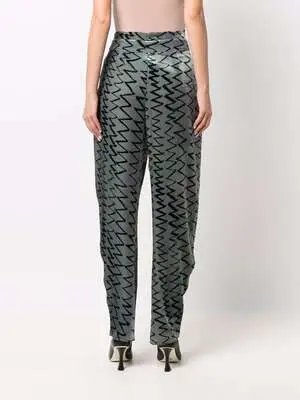Emporio Armani Zigzag-embroidered Trousers