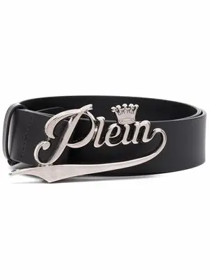Philipp Plein Logo-buckle Belt - Black
