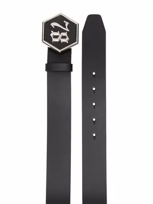 Philipp Plein Gothic Logo-buckle Belt
