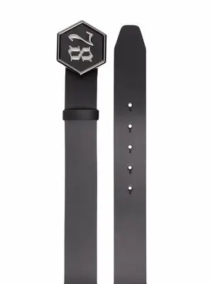 Philipp Plein Gothic Logo-buckle Belt