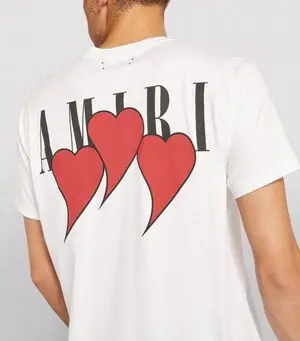 Amiri 3 Hearts Logo T-shirt