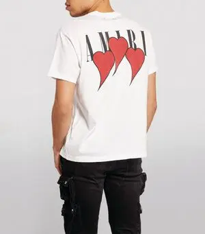 Amiri 3 Hearts Logo T-shirt