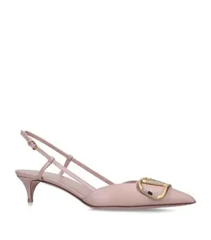 Valentino Garavani Vlogo Slingback Pumps 40