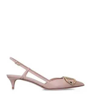 Valentino Garavani Vlogo Slingback Pumps 40