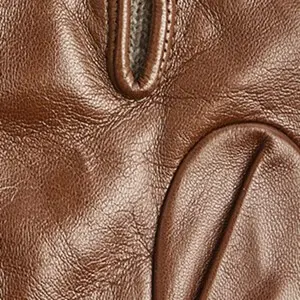 Max Mara Leather Gloves - Brown