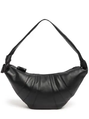 LEMAIRE LEMAIRE Large Croissant Soft Nappa Shoulder Bag Black