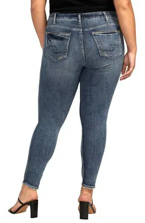 SILVER JEANS CO. Suki Skinny Jeans - Blue
