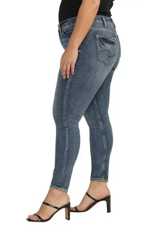 SILVER JEANS CO. Suki Skinny Jeans - Blue