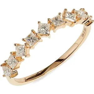 DANA REBECCA DESIGNS 14k Gold Diamond Princess Ring
