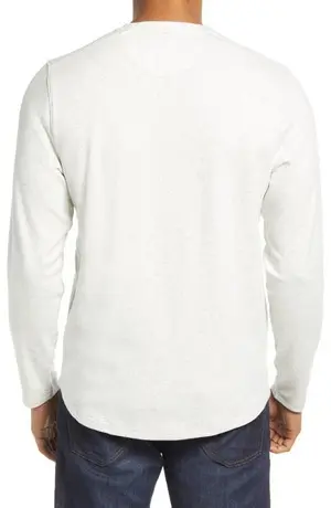 THE NORMAL BRAND Puremeso Two Button Henley