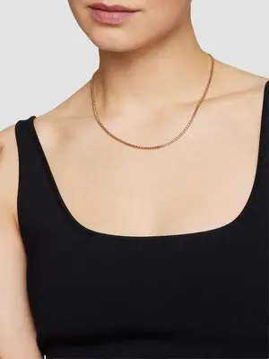 David Yurman Box Chain Necklace In 18k Yellow 2.7mm