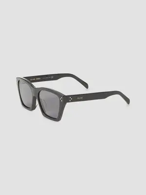 Celine 56mm Square Sunglasses - Black