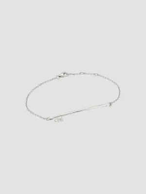 REPOSSI Serti Sur Vide 18k & Diamond Chain Bracelet/6.69 - White Gold