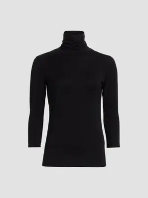 L'Agence Aja Turtleneck - Black