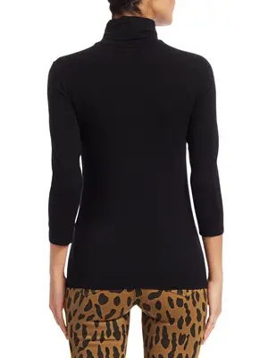 L'Agence Aja Turtleneck - Black