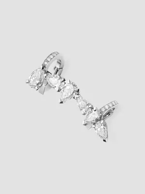 REPOSSI Serti Sur Vide 18k & 1.78 Tcw Diamond Single Ear Cuff