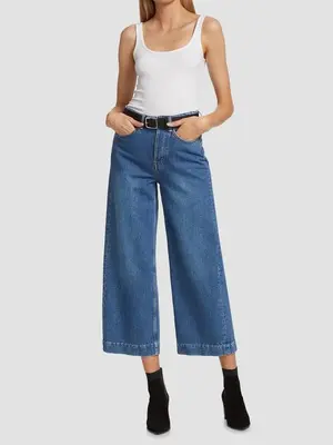 Rag & Bone The Essential Rib Scoop Neck Tank
