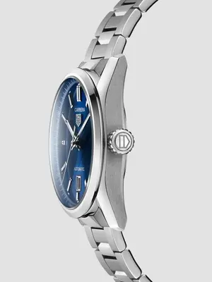 Tag Heuer Carrera Stainless Steel & Blue Dial Automatic 39mm Bracelet Watch