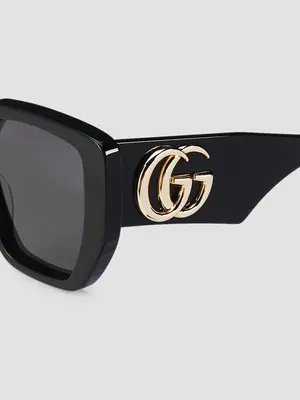 Gucci Generation 54mm Oversized Rectangular Sunglasses