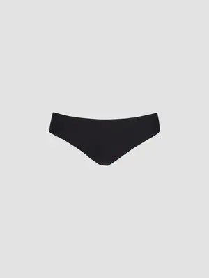 Commando Butter Mid-rise Thong - Black