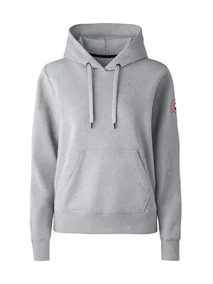 Canada Goose Huron Drawstring Hoodie Stone Heather