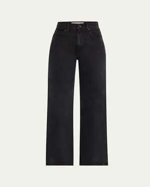 SLVRLAKE Grace Wide-leg Jeans - Black