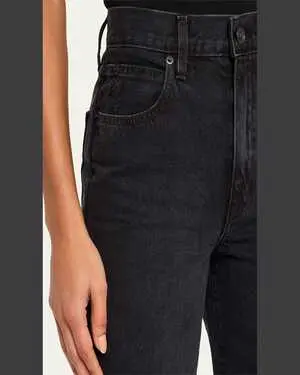 SLVRLAKE Grace Wide-leg Jeans - Black