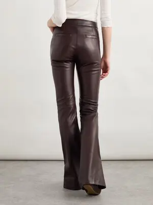 Chloé Leather Flared Pants