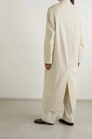 THE ROW Jimena Oversized Silk And Cashmere-blend Coat