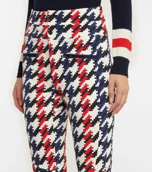 Perfect Moment Aurora High-rise Houndstooth Softshell Ski Pants