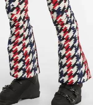 Perfect Moment Aurora High-rise Houndstooth Softshell Ski Pants